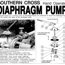 PENTAIR SOUTHERN CROSS HAND-OPERATED DIAPHRAGM PUMP - Foundation Pumps